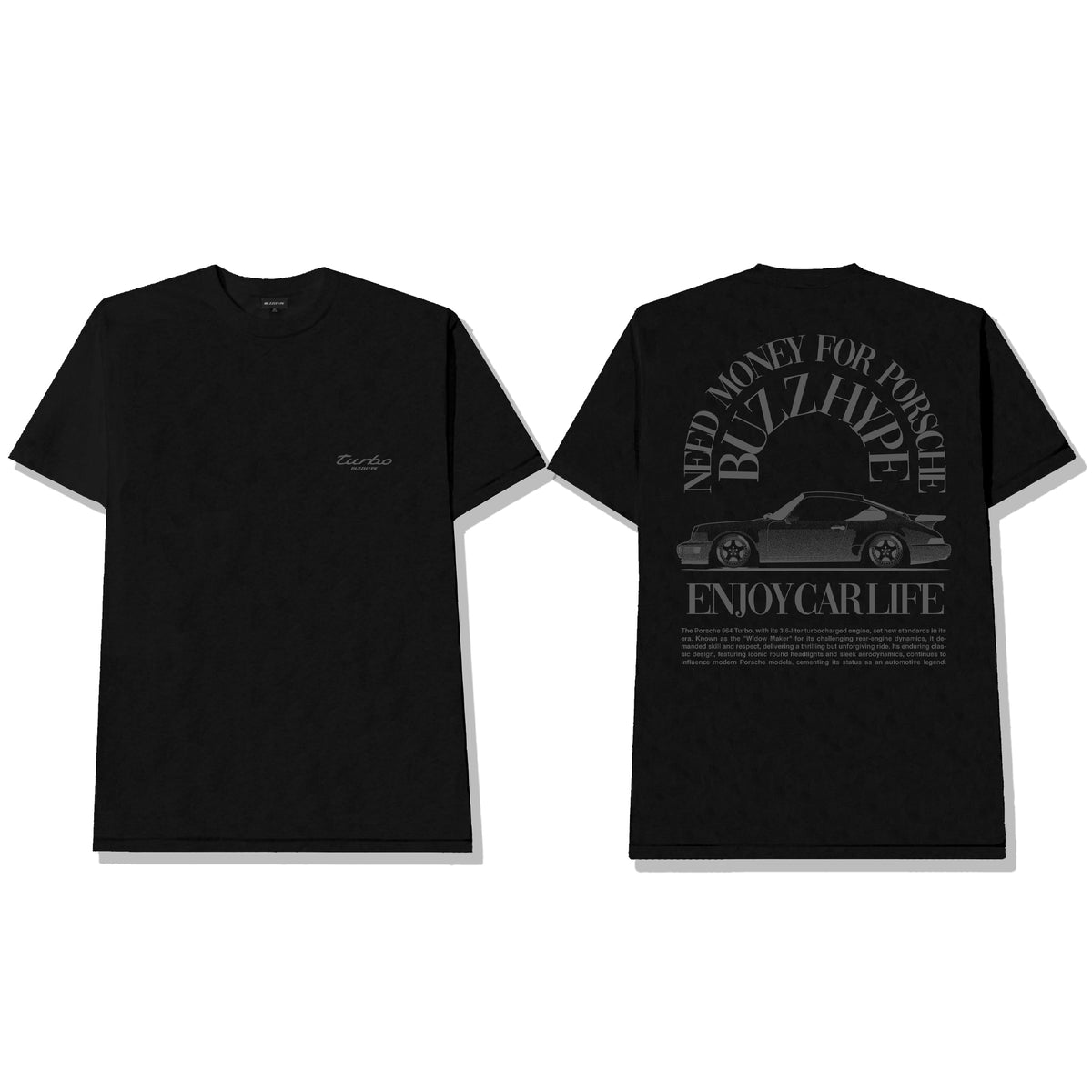 Widowmaker in Black Tee – BUZZHYPE Motorsport